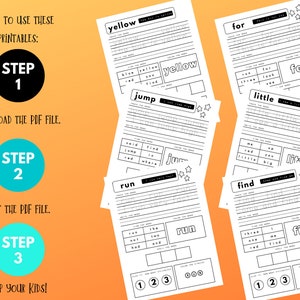 Printable Dolch Sight Word Worksheets for Pre-k & Kindergarten ...