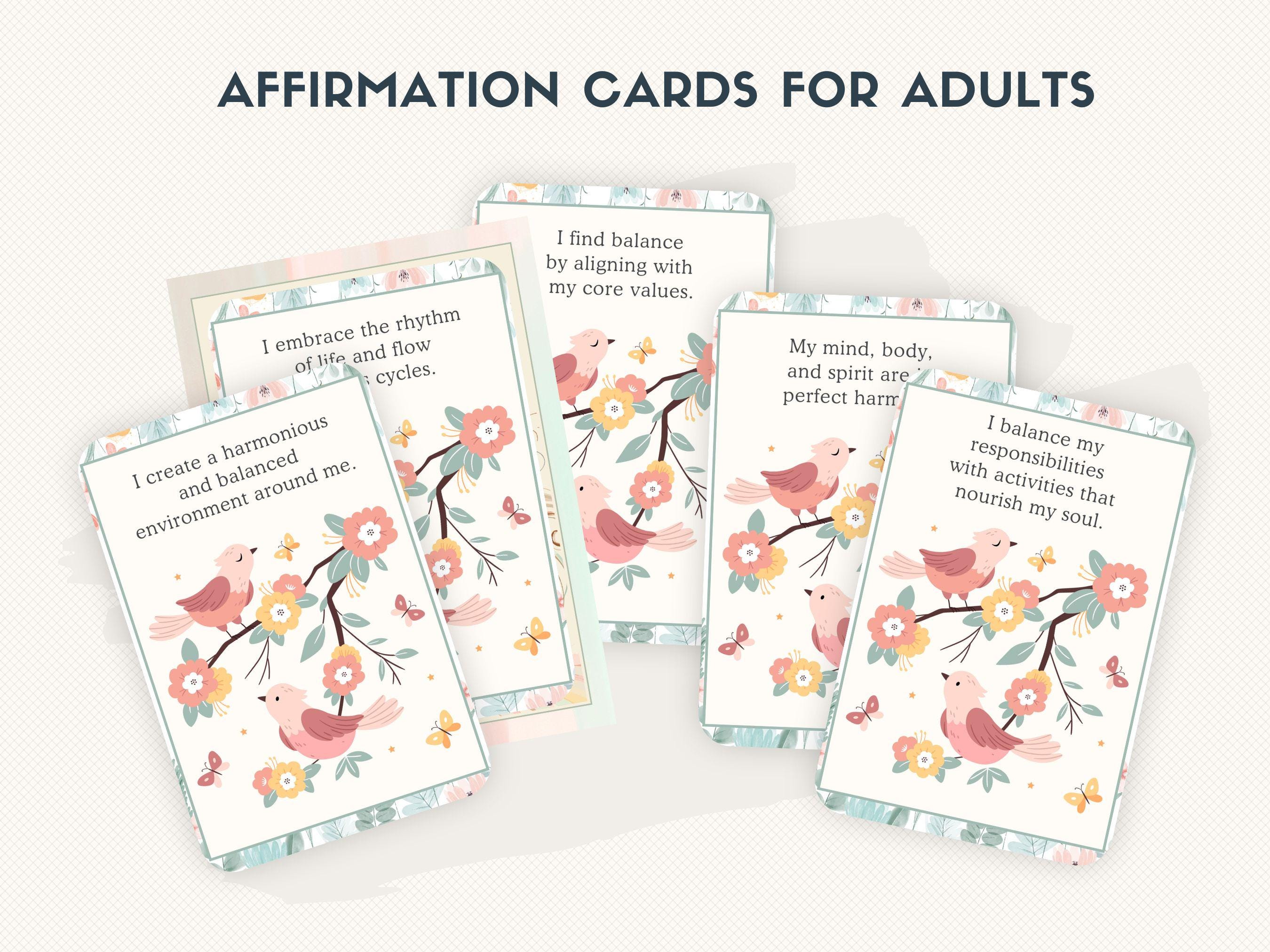 Balance and Harmony Affirmation Cards Harmony Cards Stress Relief Cards ...