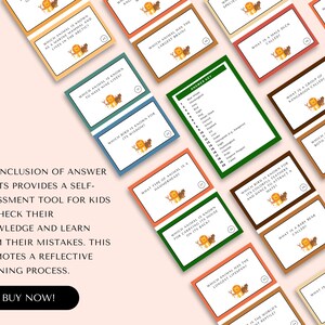 Animal Trivia Cards Set, Trivia Game Printable, Trivia Night, Question ...