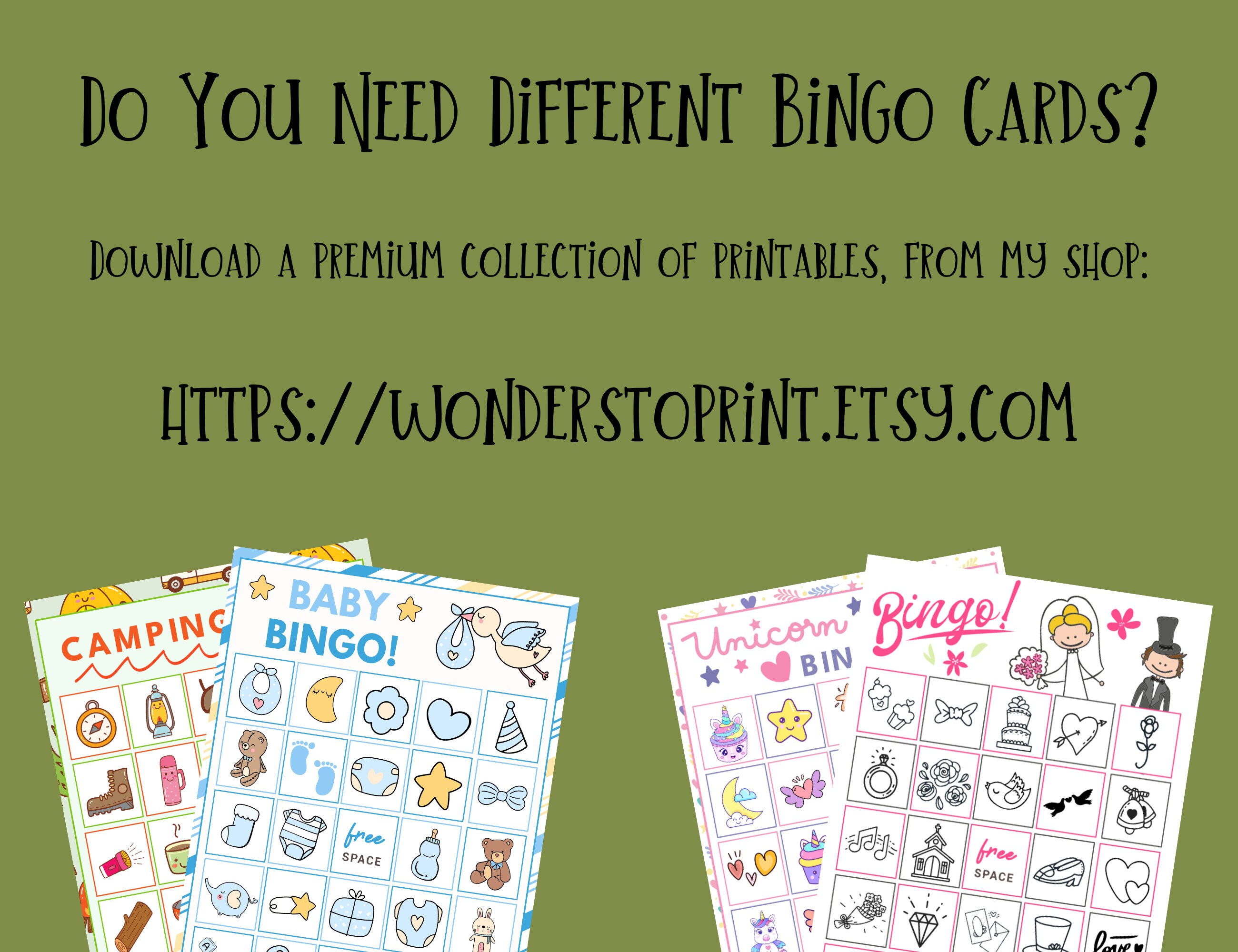 Camping Bingo Cards, Printable Outdoor Kids Adventure & Bonding Game ...