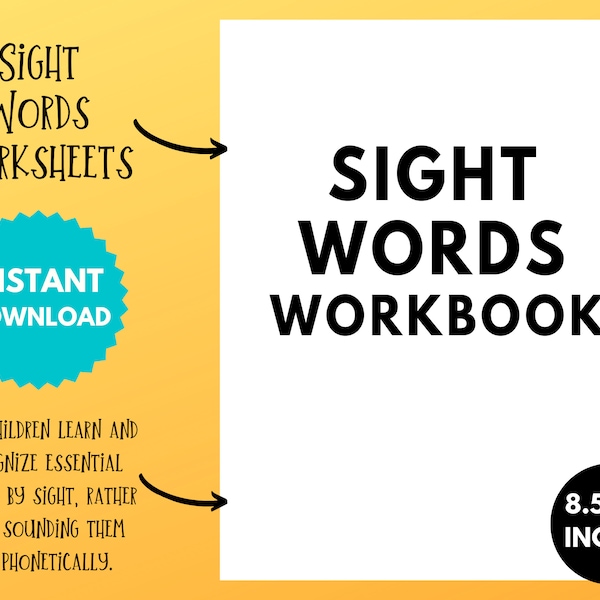 Dolch Sight Words - Etsy