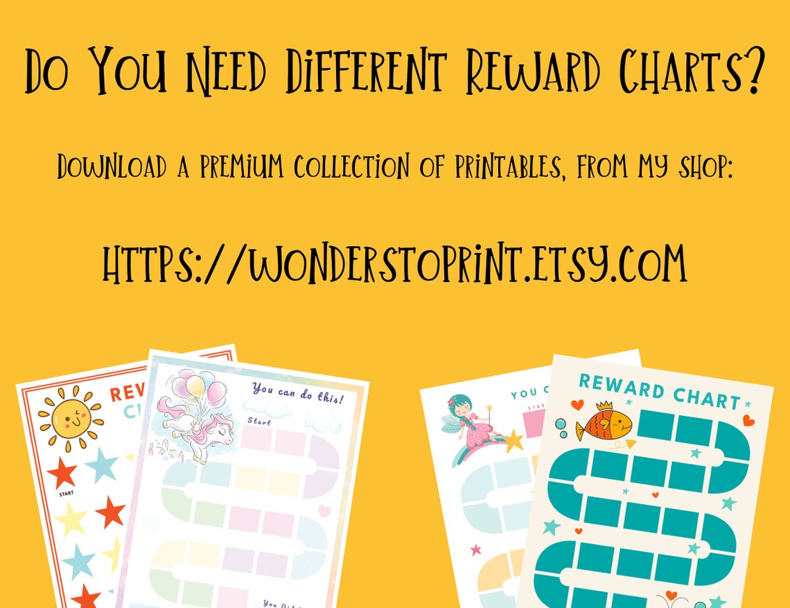 Car Reward Chart for Kids, Behavior Chart Printable, Daily Chore Chart ...