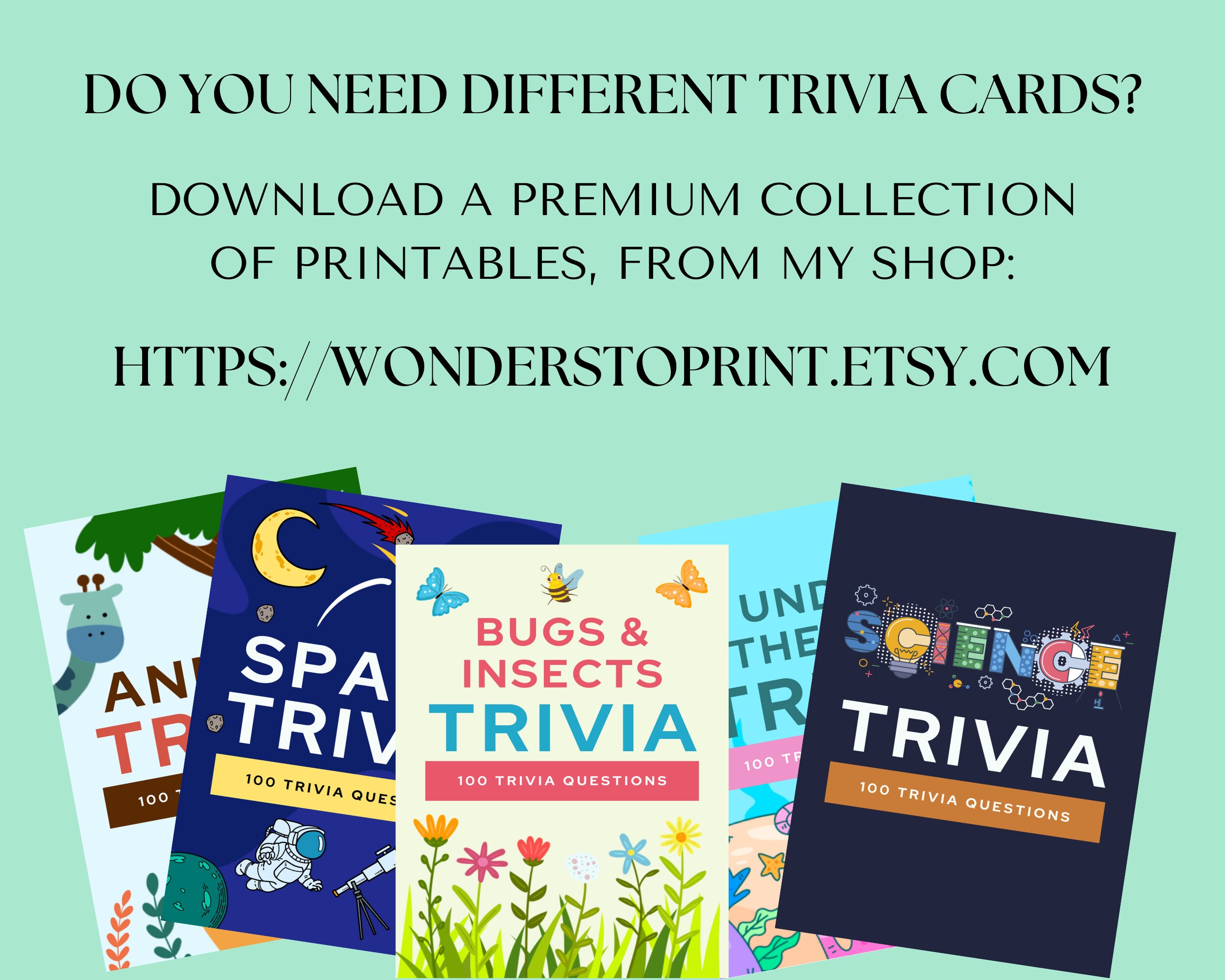 Dinosaur Trivia Card Set, Trivia Game Printable, Trivia Night, Question ...