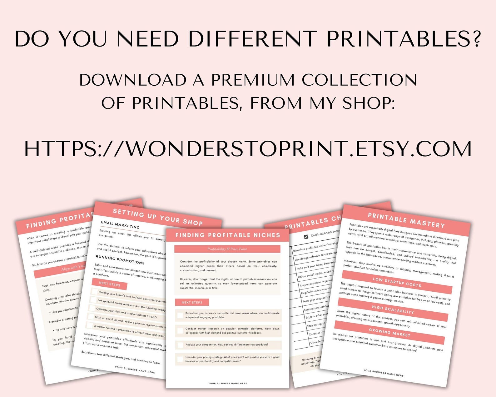 Printable Playbook Strategy Guide | Finding Profitable Niches ...