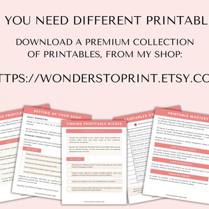 Printable Playbook Strategy Guide | Finding Profitable Niches | Designing Printables | Setting ...