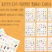 Kitty Cat Bingo Cards, Purrfectly Fun Kitten Activities Gift, Birthday ...
