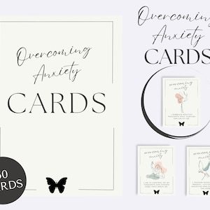 Overcoming Anxiety Affirmation Cards Printable Affirmation - Etsy