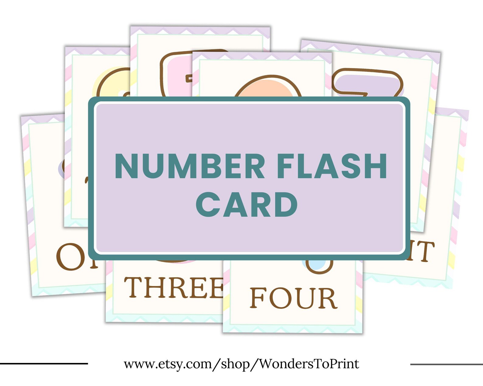 Numbers Flash Cards | Educational Flashcards | Learning Numbers Cards ...