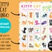 Kitty Cat Bingo Cards, Purrfectly Fun Kitten Activities Gift, Birthday ...