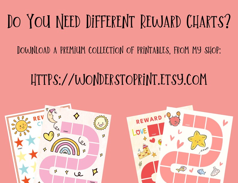 Cute Animals Reward Chart for Kids, Printable Behavior Chart, Children ...