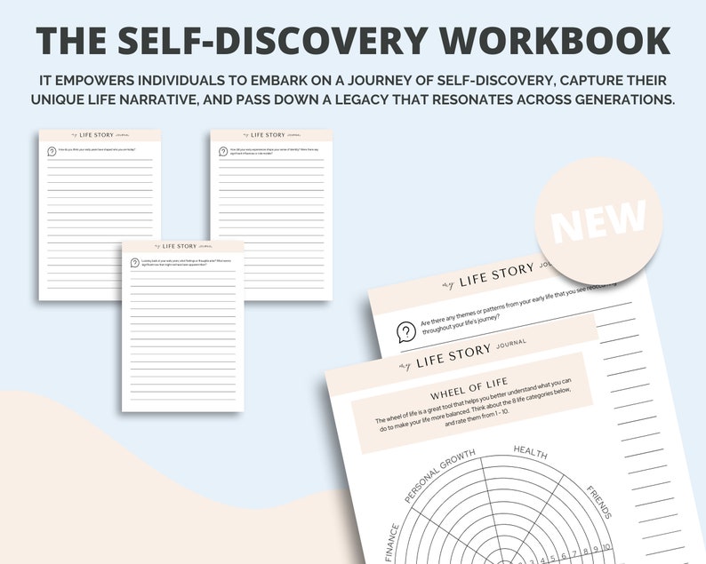 My Life Story Journal, Printable Memory Journal, Legacy-building Diary ...