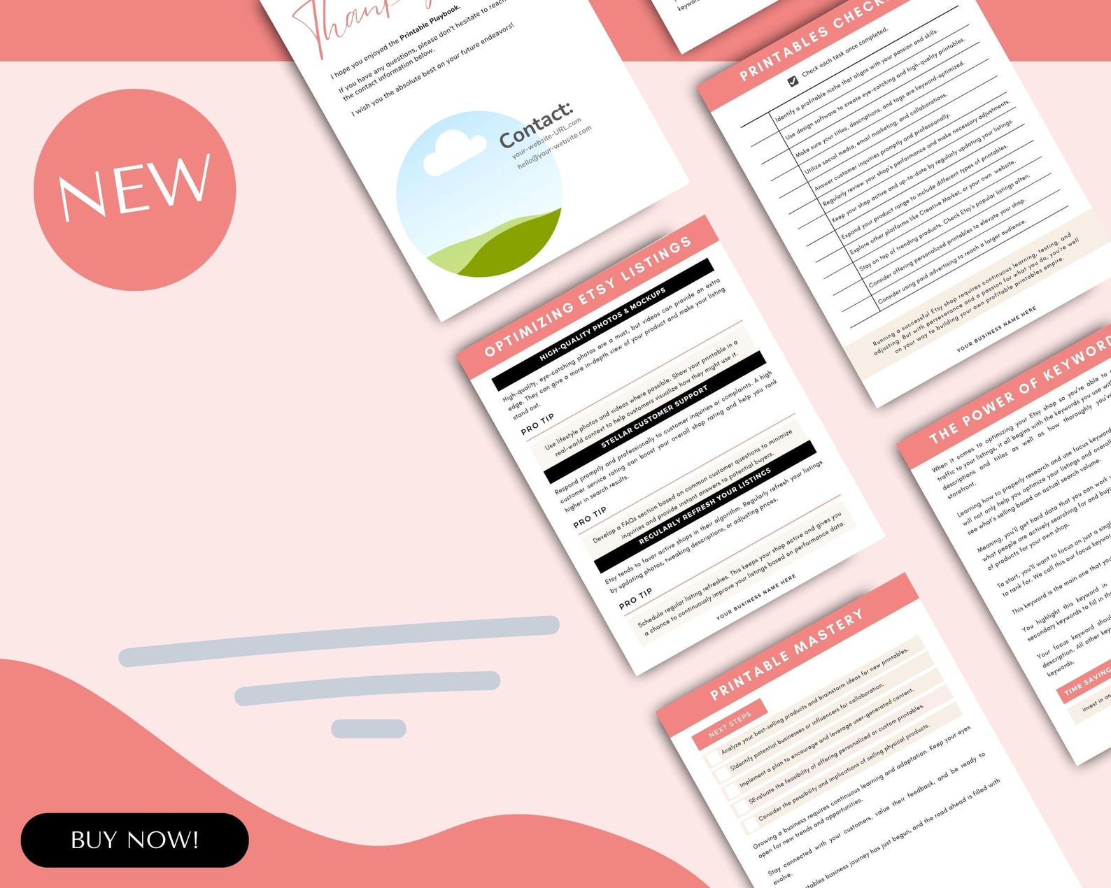 Printable Playbook Strategy Guide | Finding Profitable Niches ...