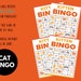 Kitten Bingo Cards, Purrfectly Fun Kitty Cat Activities Gift, Birthday ...