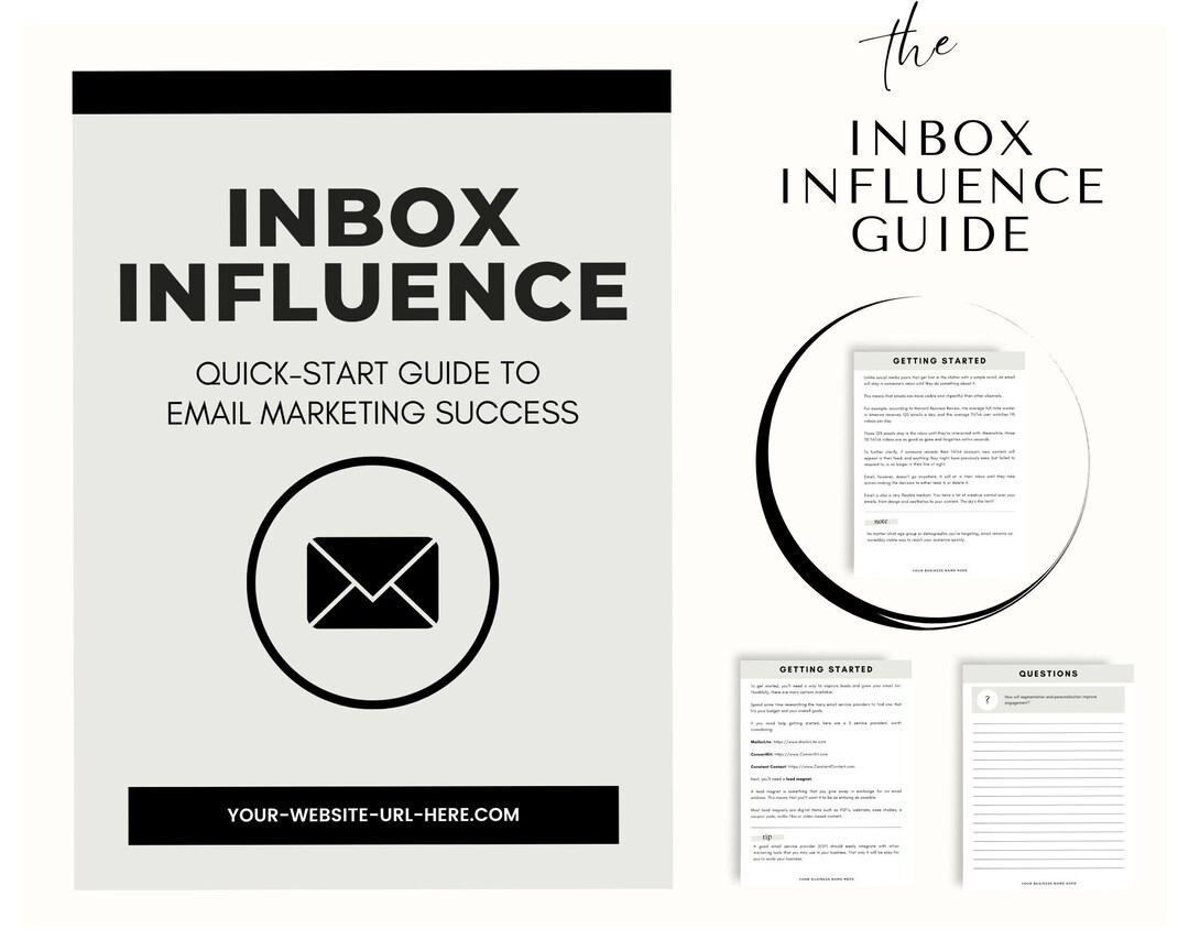 Inbox Influence Quick-start Guide | Email Marketing | Marketing Strategy | Business Growth ...