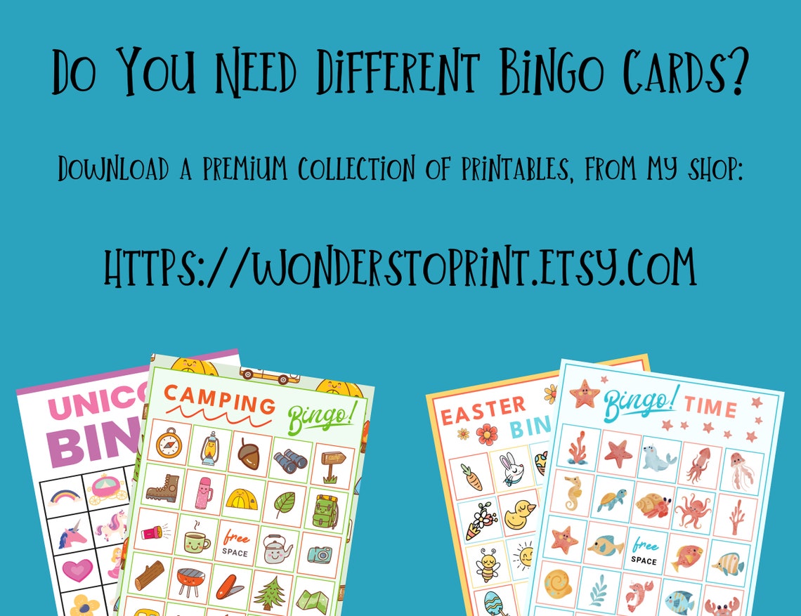 Beach Bingo Cards, Printable Beachy-themed Party Game, Fun Summer ...