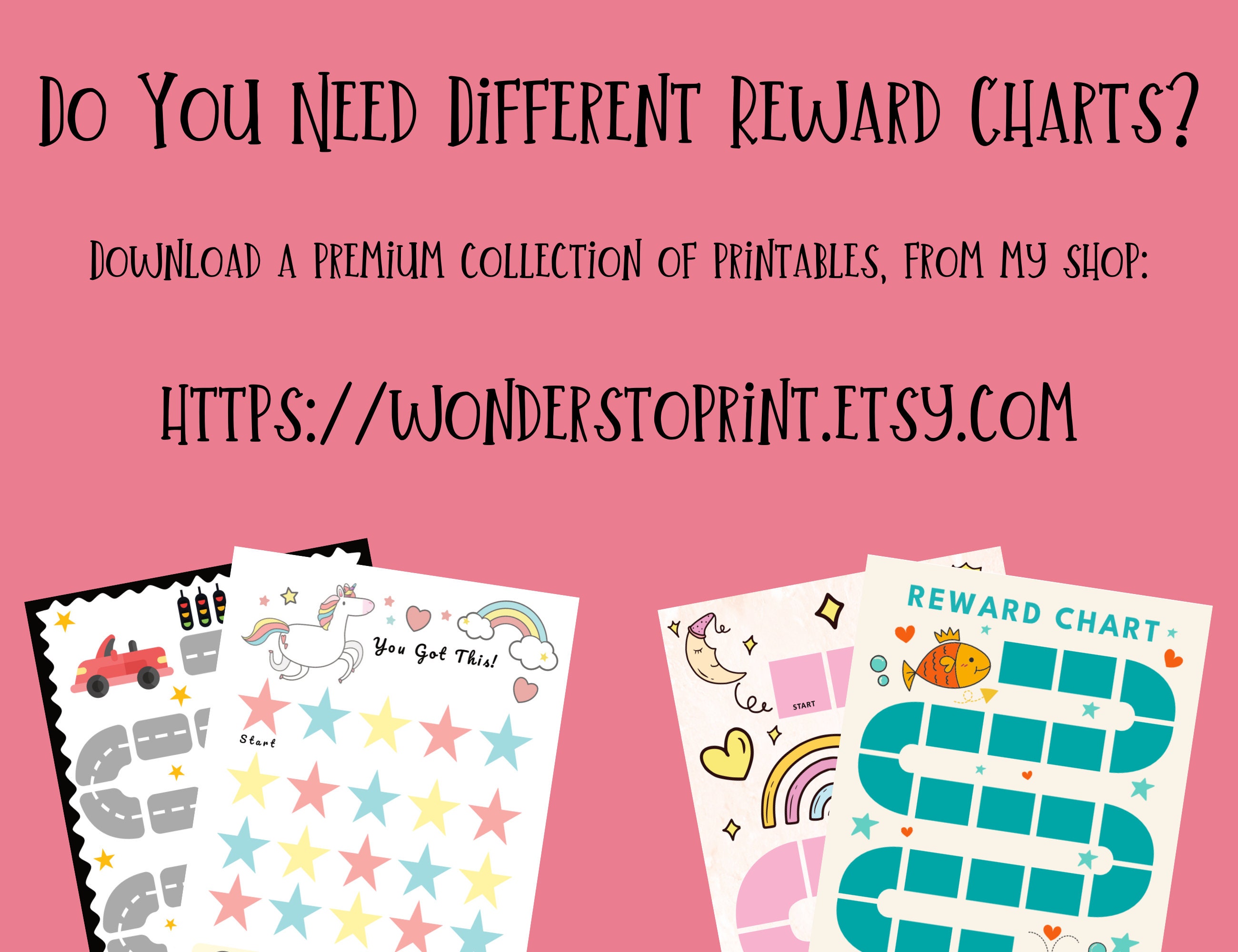 Fairy Reward Chart for Girls, Magical Behavior Chart, Daily Chore Chart ...