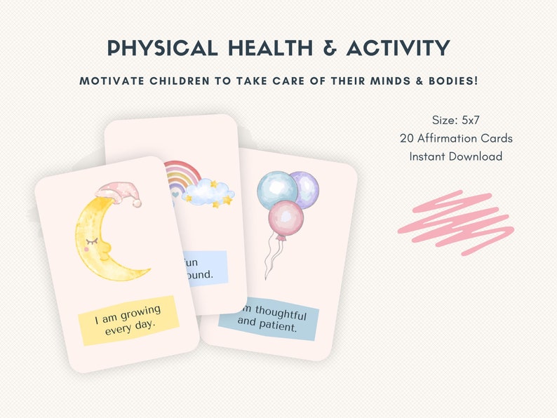 Affirmation Cards for Kids | Unicorn Cards | Rainbow Cards for Kids ...