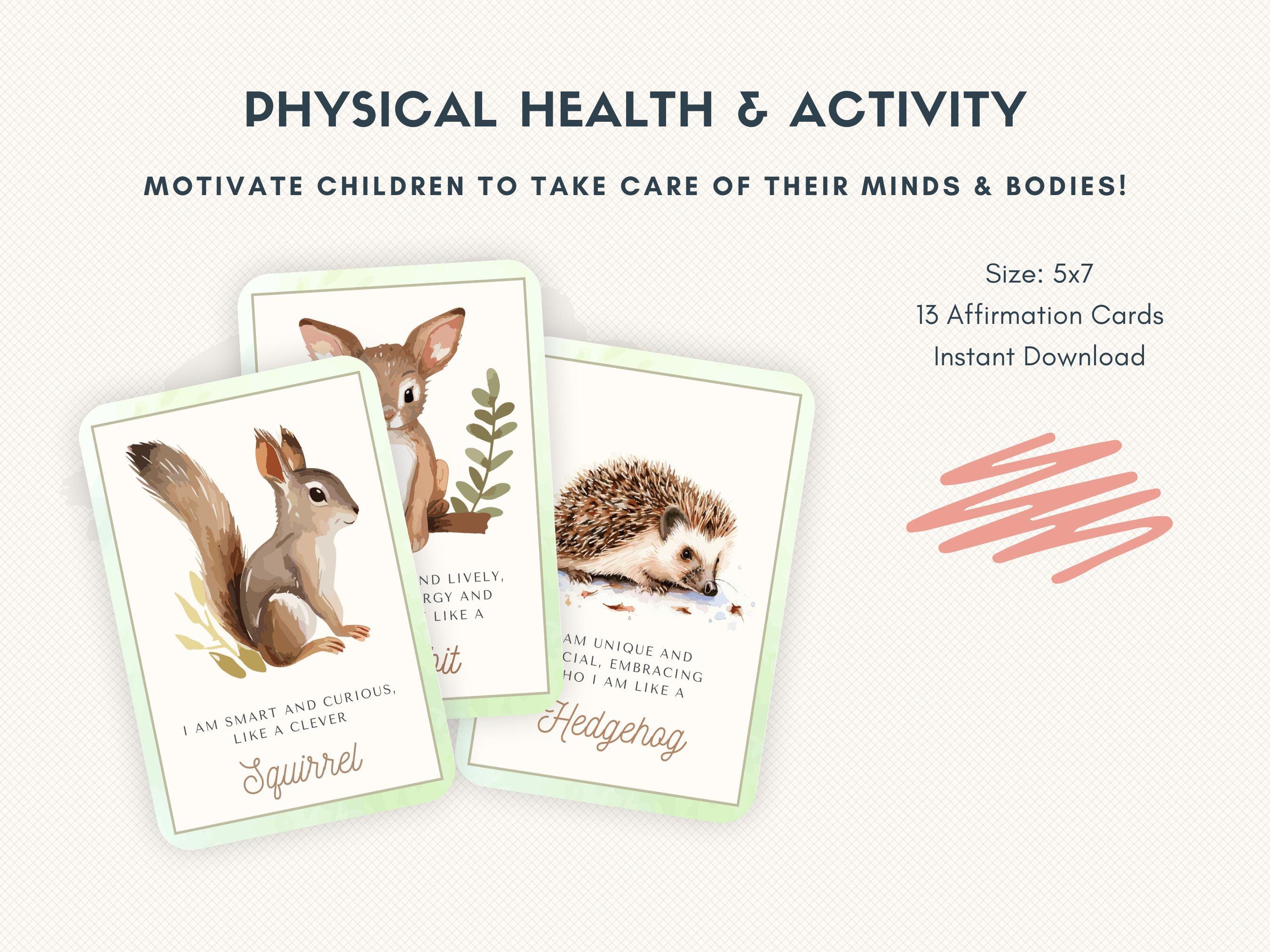 Woodland Animals Affirmation Cards | Positive Affirmation Cards for ...