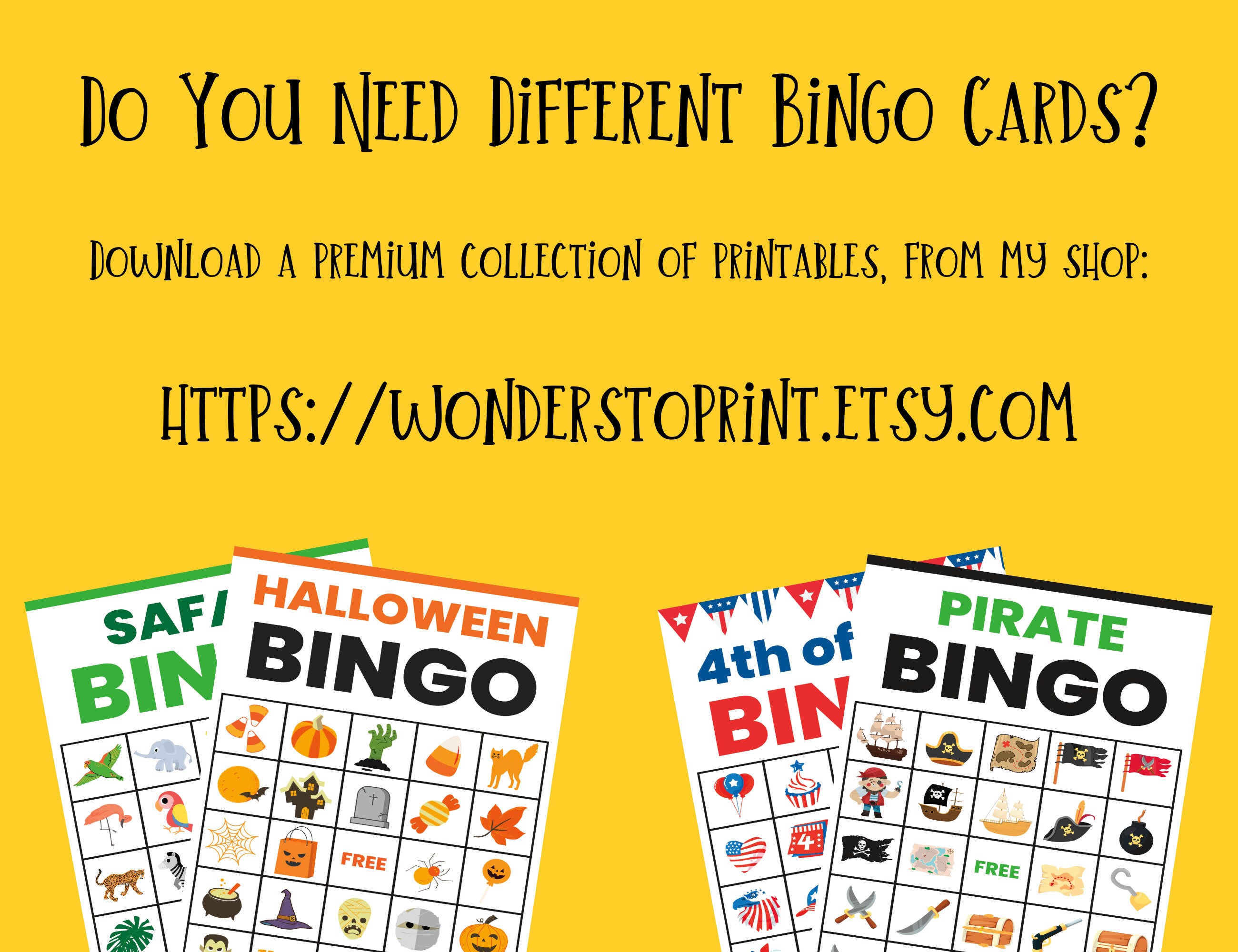 Spring Bingo Cards, Printable Springtime Easter Party Game, Fun ...