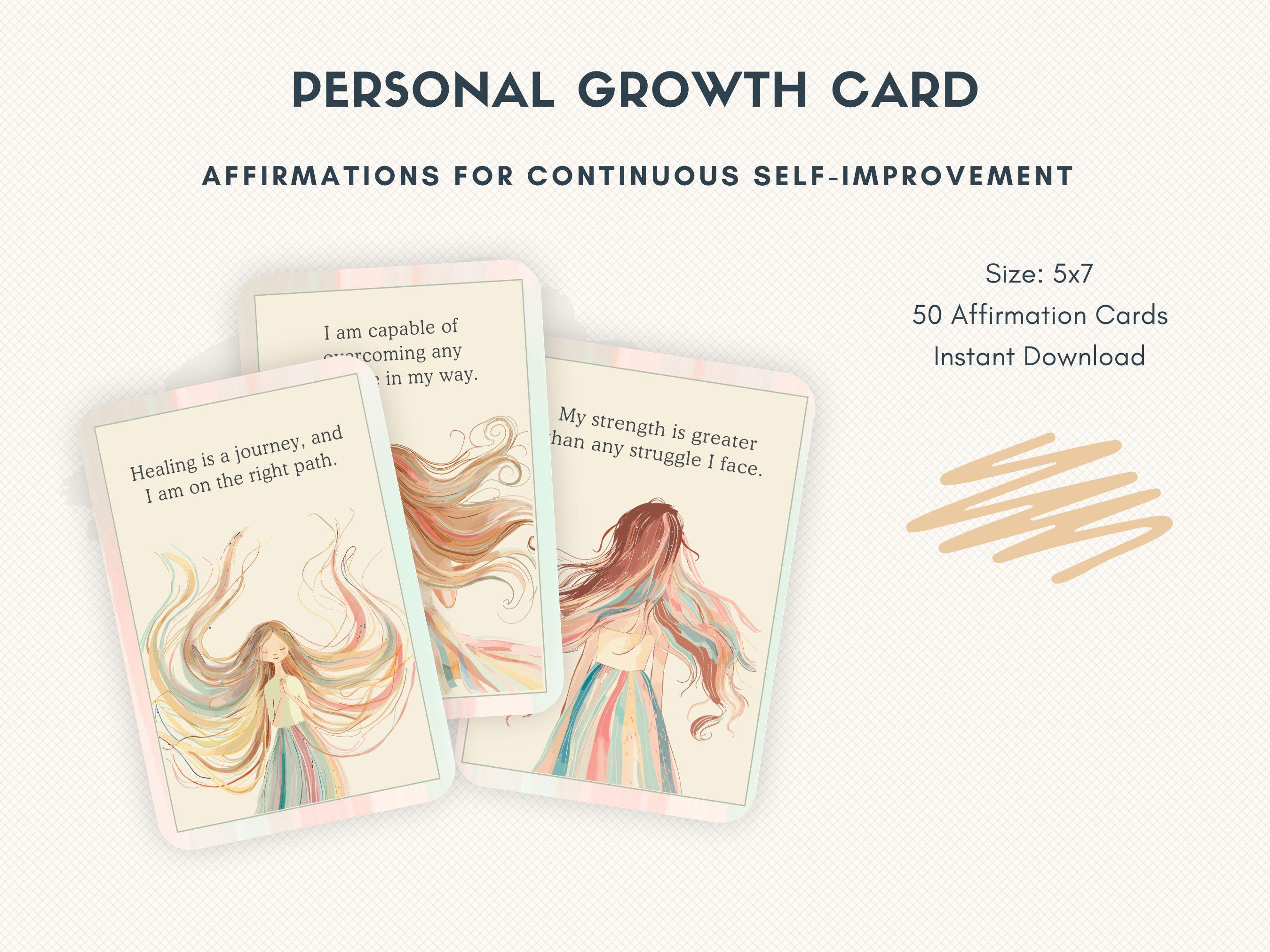 Resilience and Recovery Affirmation Cards | Empowerment Cards ...