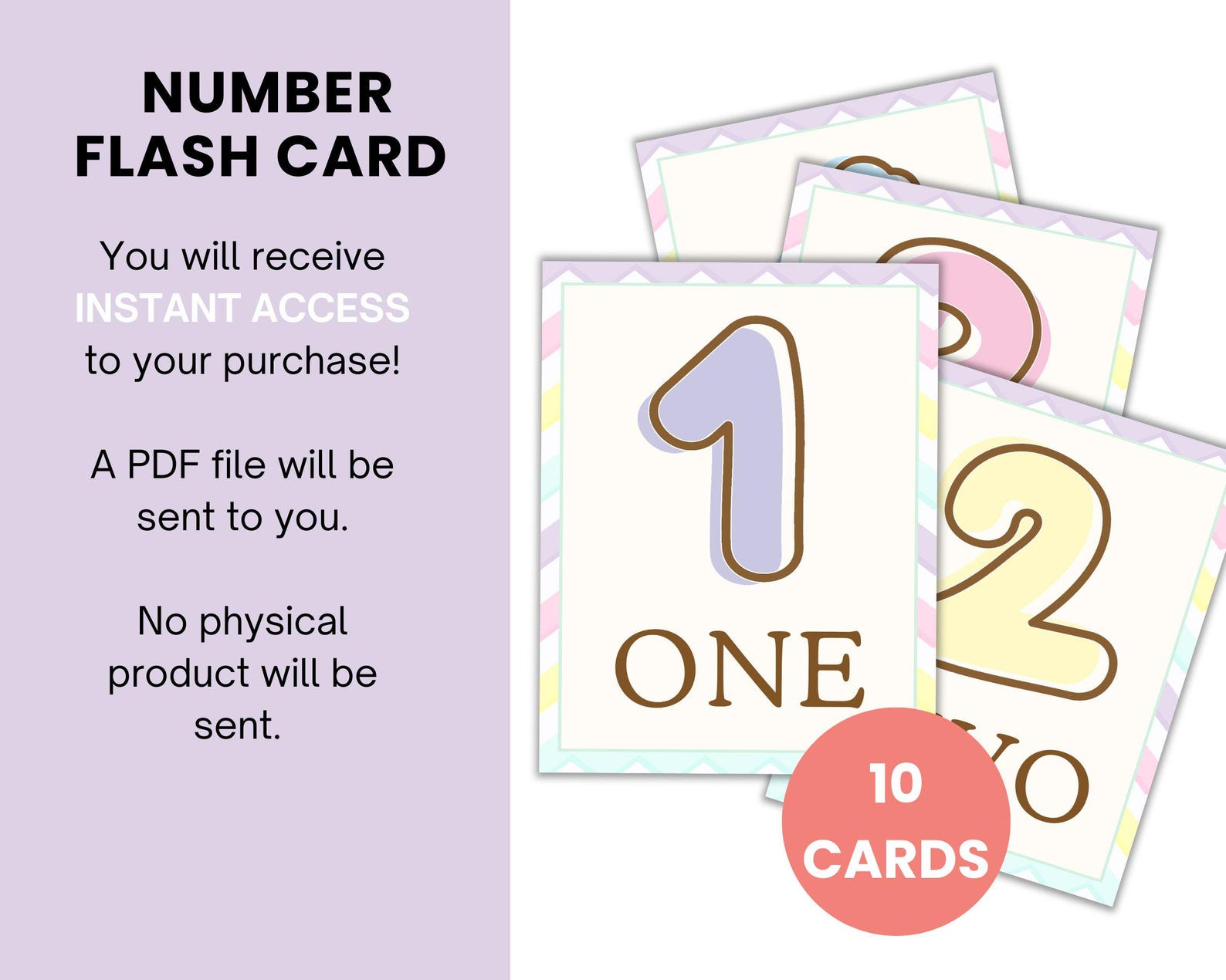 Numbers Flash Cards | Educational Flashcards | Learning Numbers Cards ...