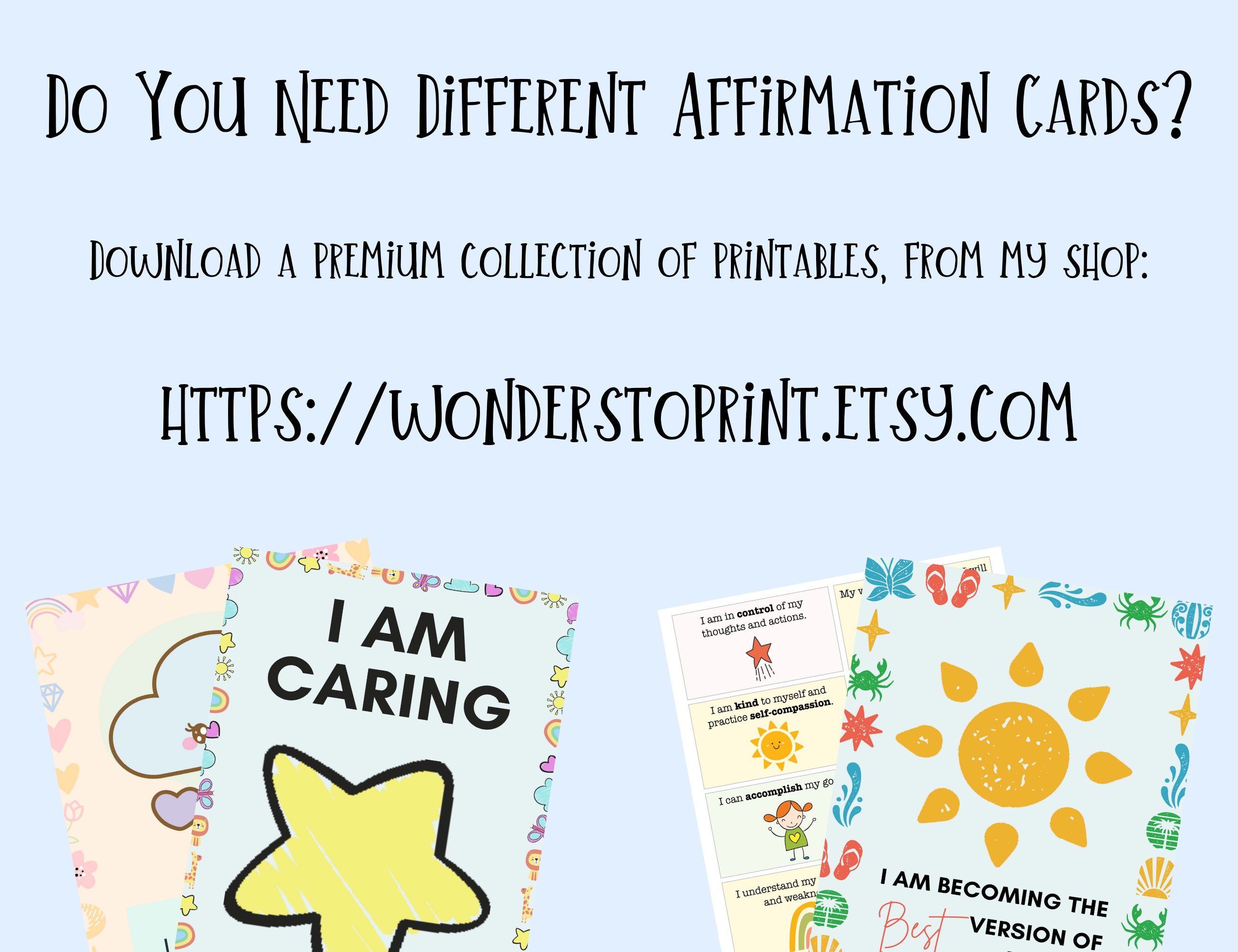Printable Affirmation Cards for Kids Ages 10-12, Positive, Motivational ...