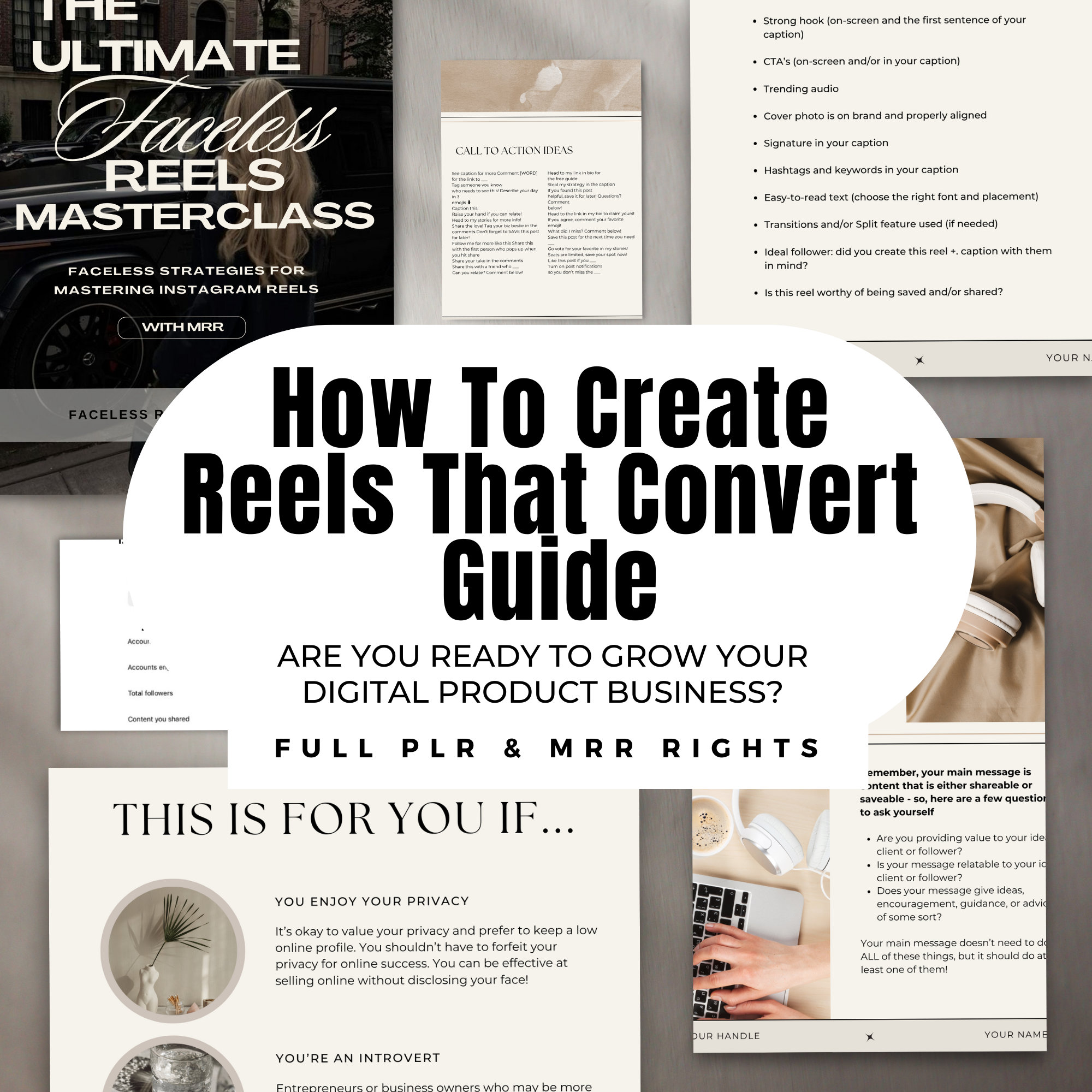 The Ultimate Reels Guide, Instagram Reel Guide With Master Resell ...