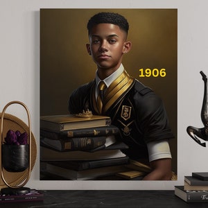 Printable Alpha Phi Alpha Inspired Boy Wall Art / Fraternity Boy ...