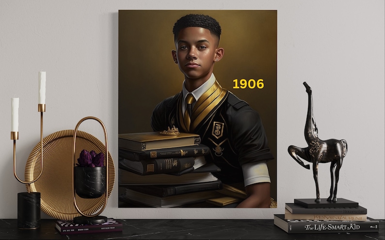 Printable Alpha Phi Alpha Inspired Boy Wall Art / Fraternity Boy ...