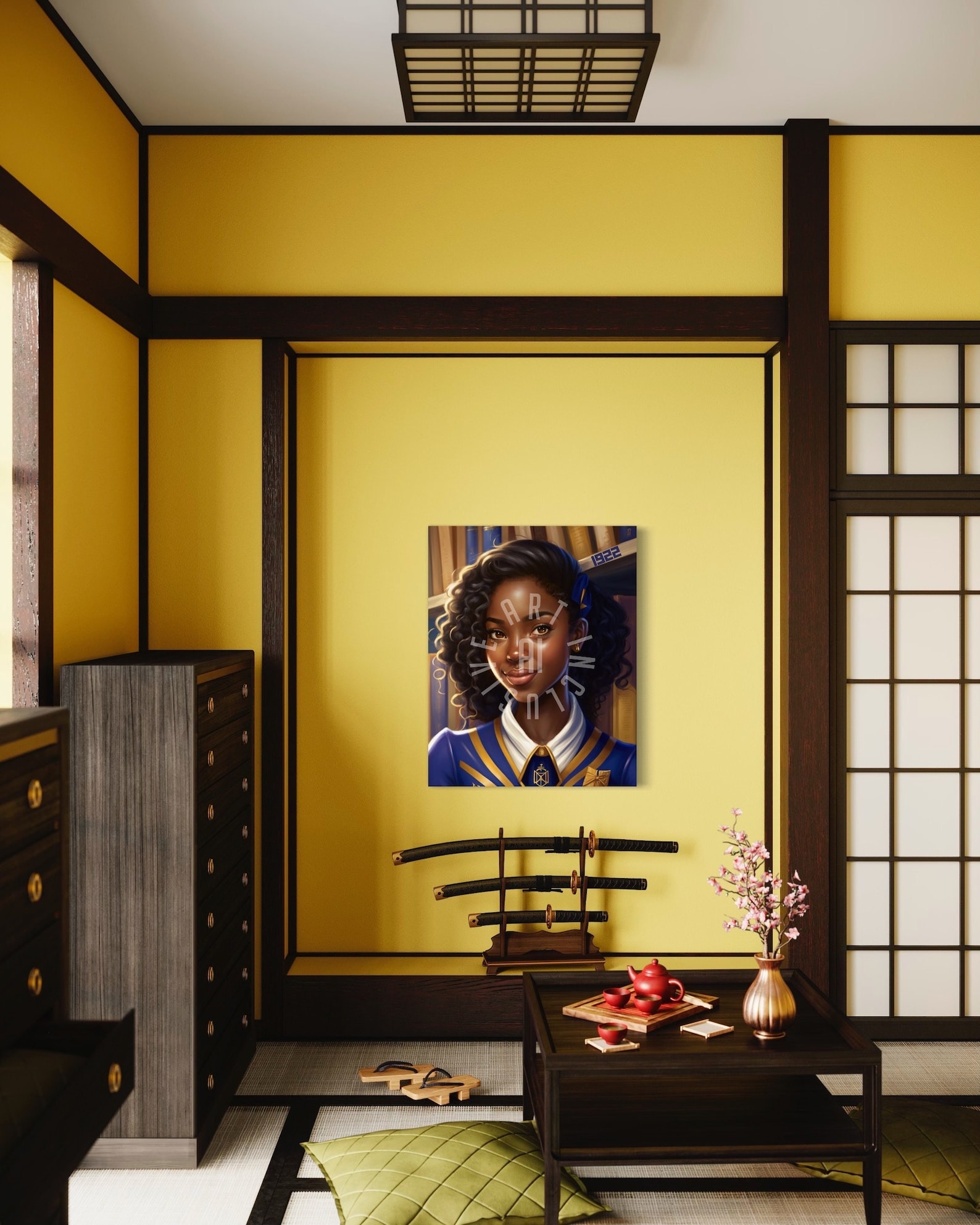 Printable Sigma Gamma Rho Inspired Girl Wall Art / Sorority Girl ...