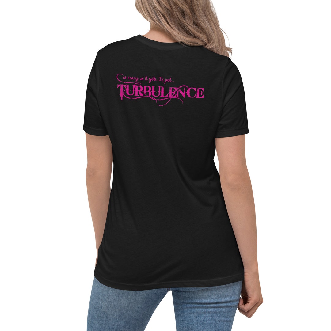 Turbulence Lyrics Front and Back Print Pink Womens Relaxed Tshirt - Etsy