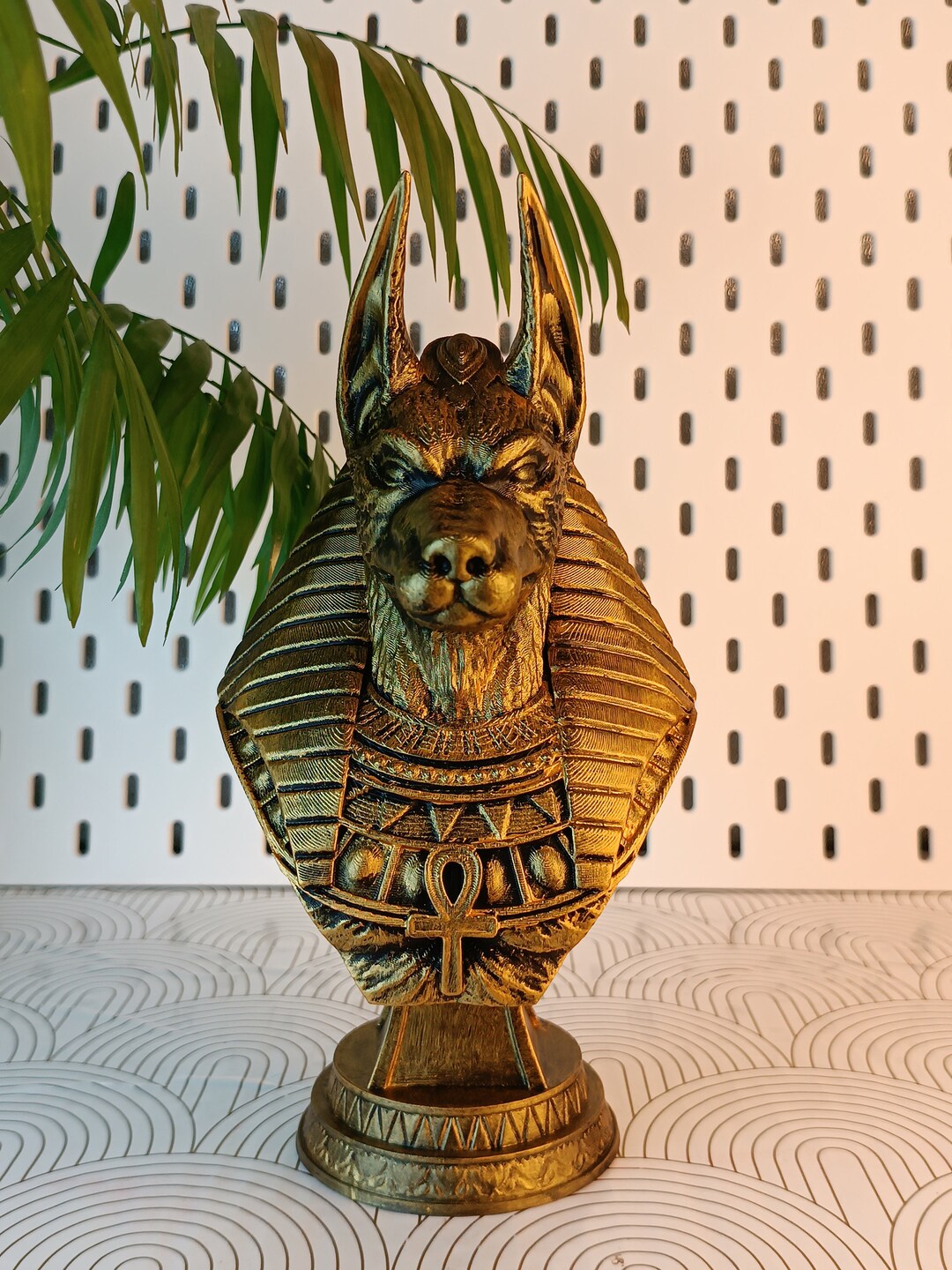 Majestic Anubis Bust: Ancient Egyptian Décor for Mystical Homes ...