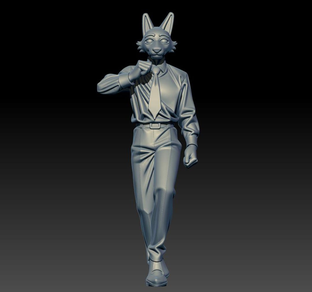 Legoshi Wolf STL | 3D Printable Anthropomorphic Character Inspired by ...