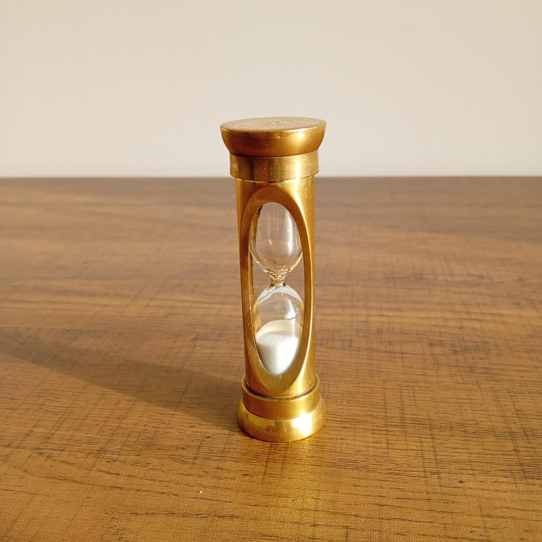Vintage Brass Egg Timer - Etsy UK