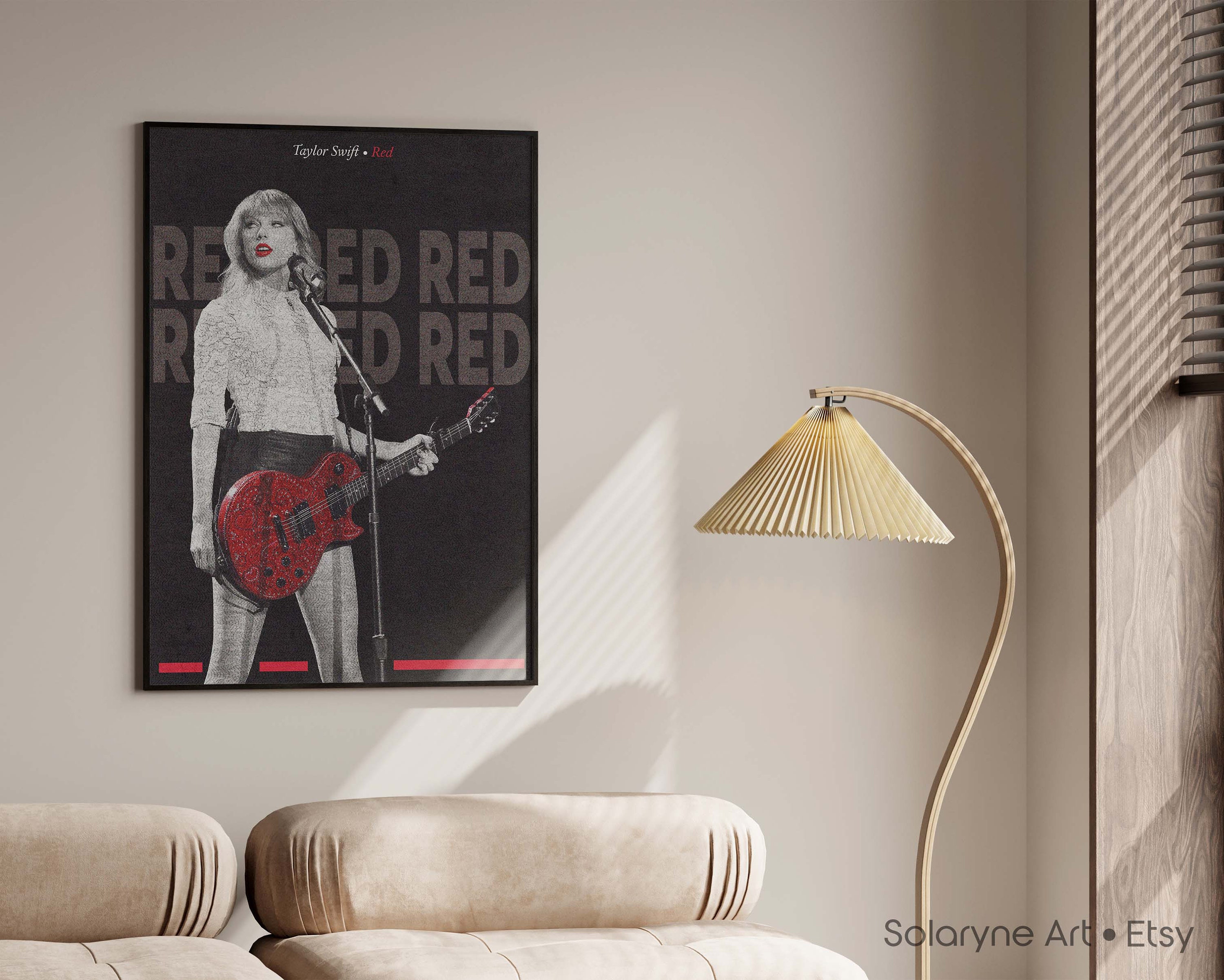 Taylor Swift Poster, Taylor Swift Red Tour Poster, Red Album Art, Gift ...