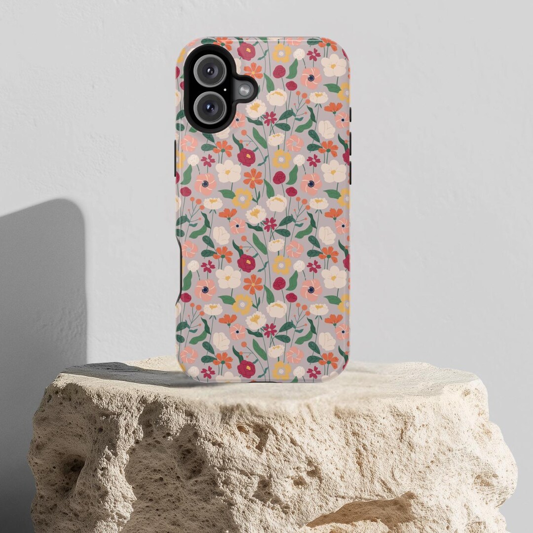 Petal Poetry Magsafe® Tough Cases for iPhone 16, 15, 14 Series Gloss ...