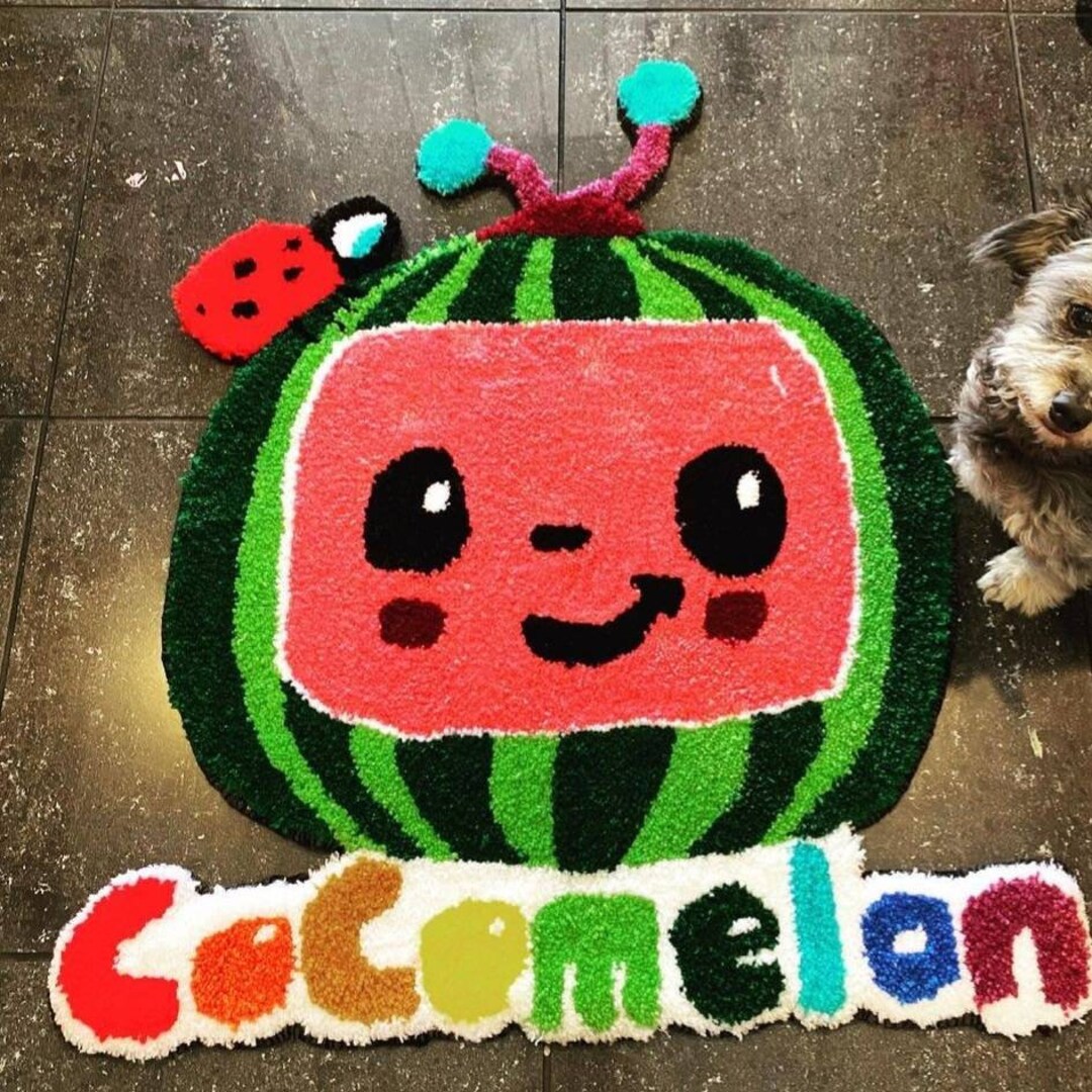 Cocomelon Custom Kids Favorite Designe Hand-tufted Rug Made - Etsy
