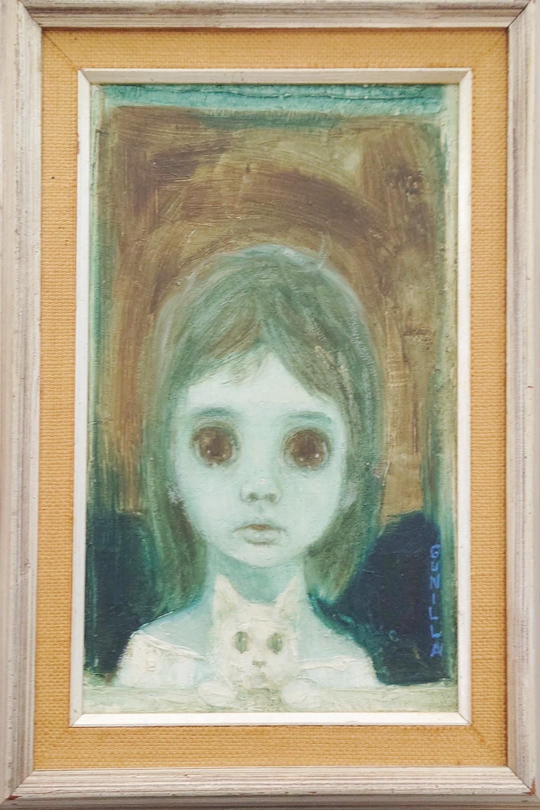 Big Eye Gunilla Painting. One of a Kind. - Etsy