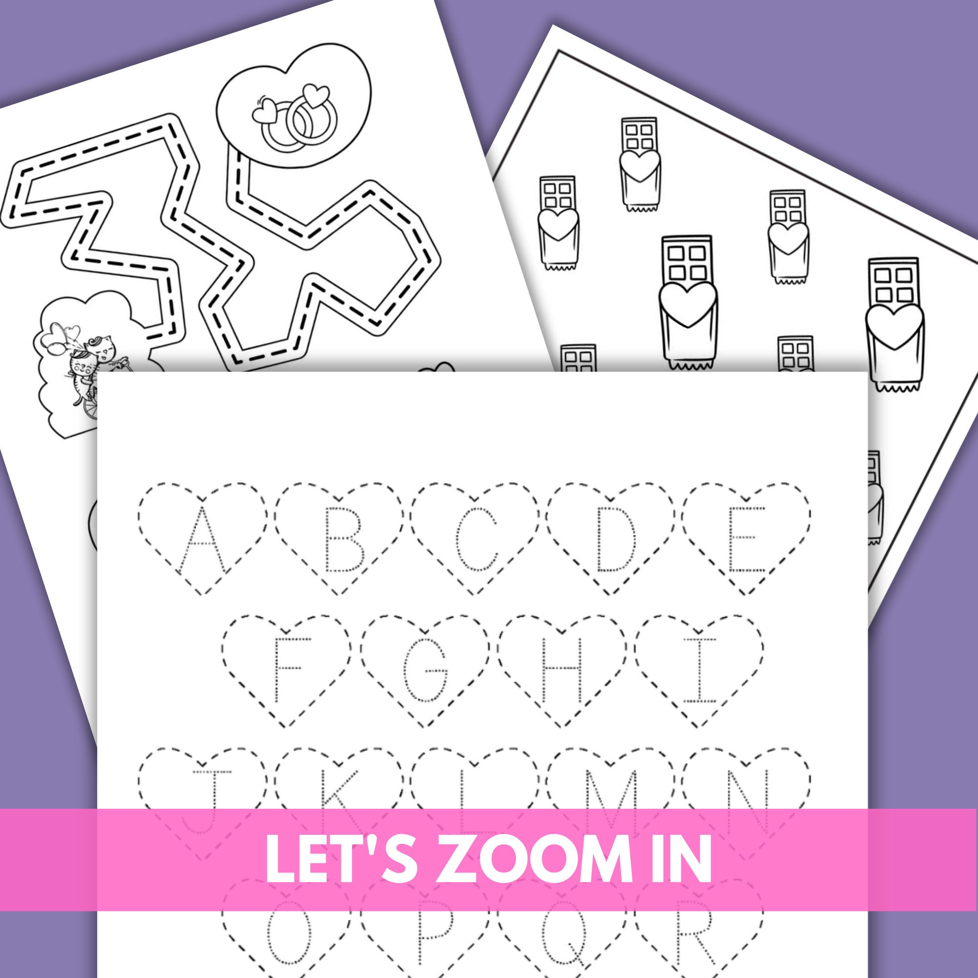 Valentine's Day Preschool Activity Book, Valentines Day Coloring Book ...