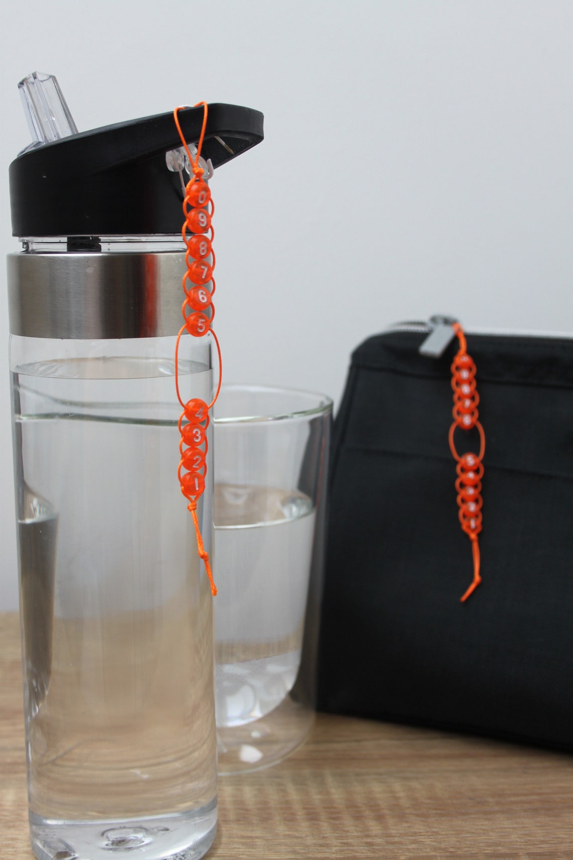 Handmade Orange Abacus Counter: Golf, Crochet, Habit, Knitting Tracker ...