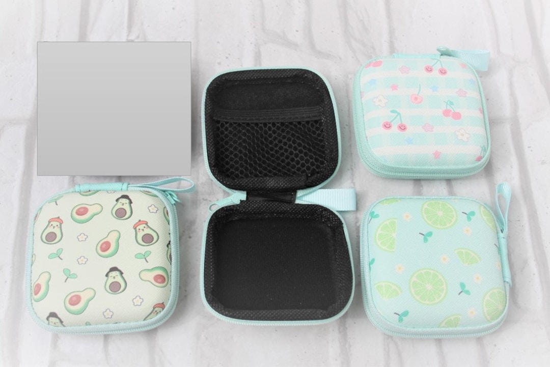 Mini Box Protective Pouch Zipper Storage Holder Case Portable Organizer ...