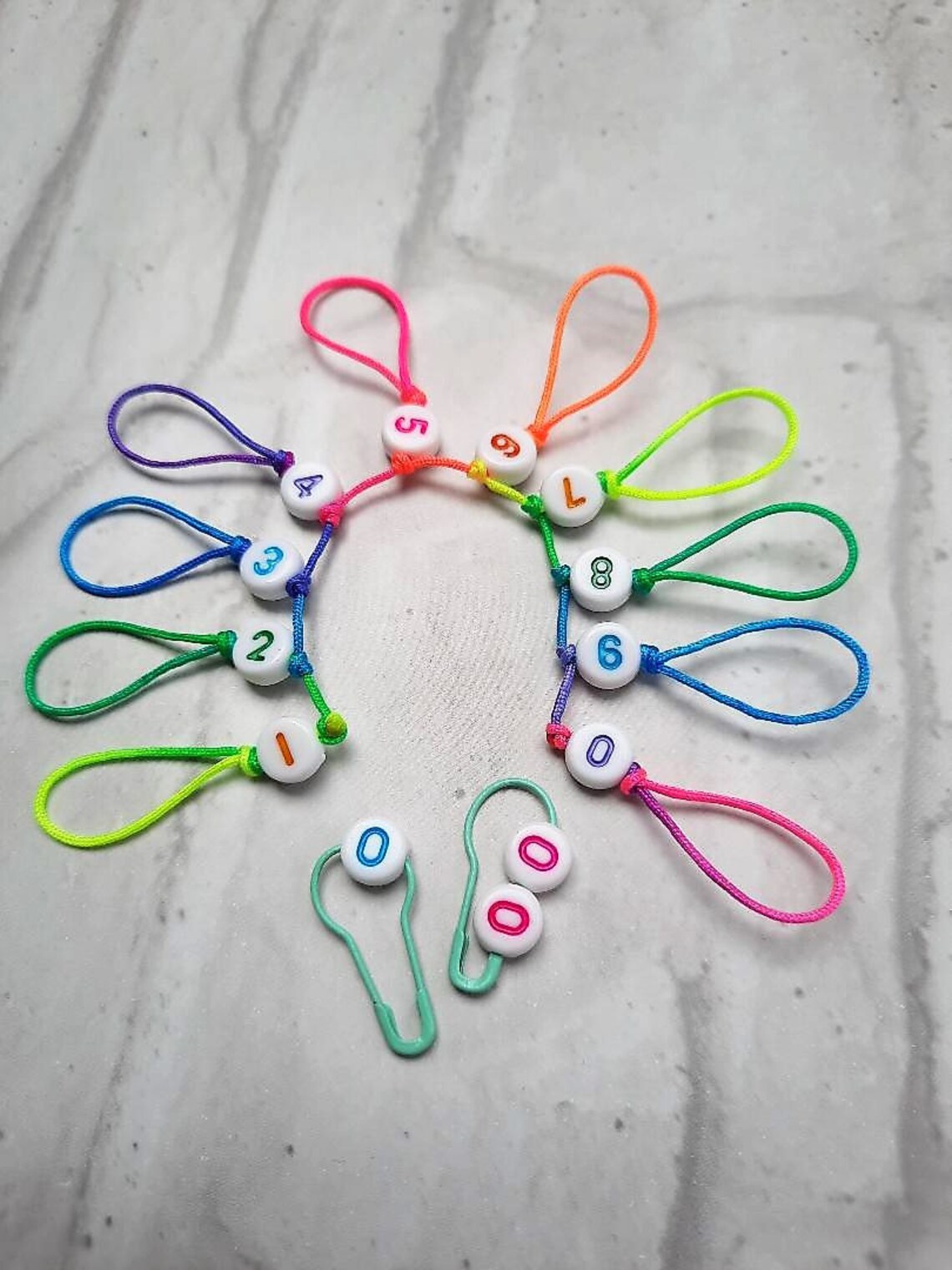 Row Counter Chain Row Counter for Knitting Numbered Row - Etsy