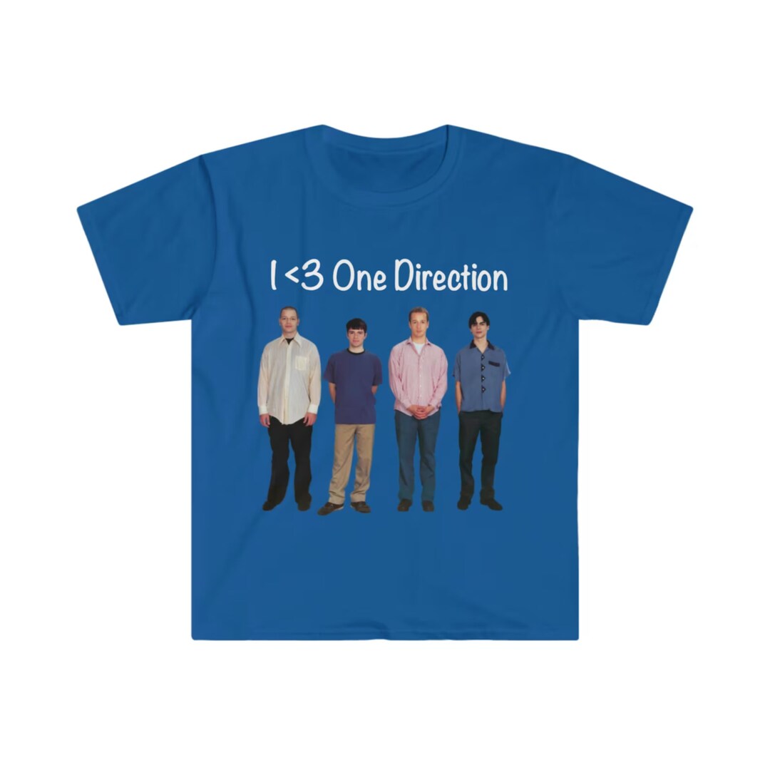 Funny Meme Tshirt, One Direction Weezer Tee, I Love / Heart 1D Parody ...