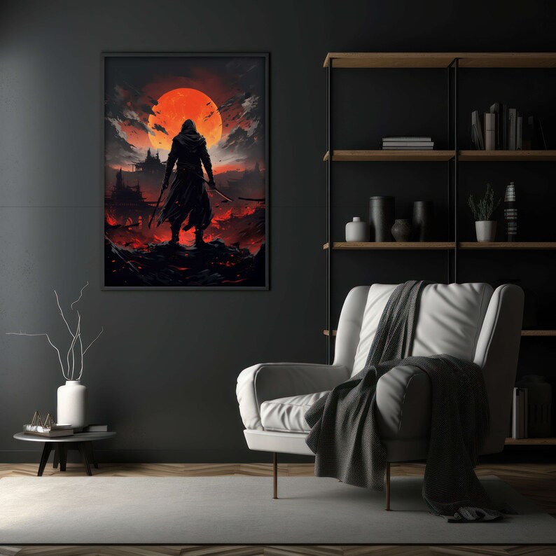 Anime Poster Download Ninja Gaming Setup Decor Gift Wall Art Home Decor ...