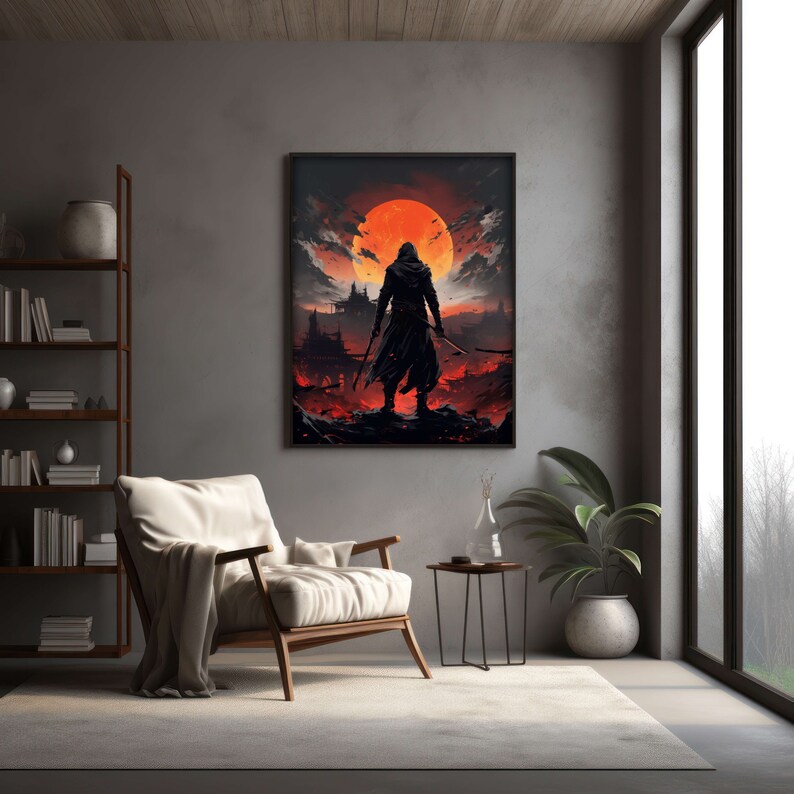 Anime Poster Download Ninja Gaming Setup Decor Gift Wall Art - Etsy