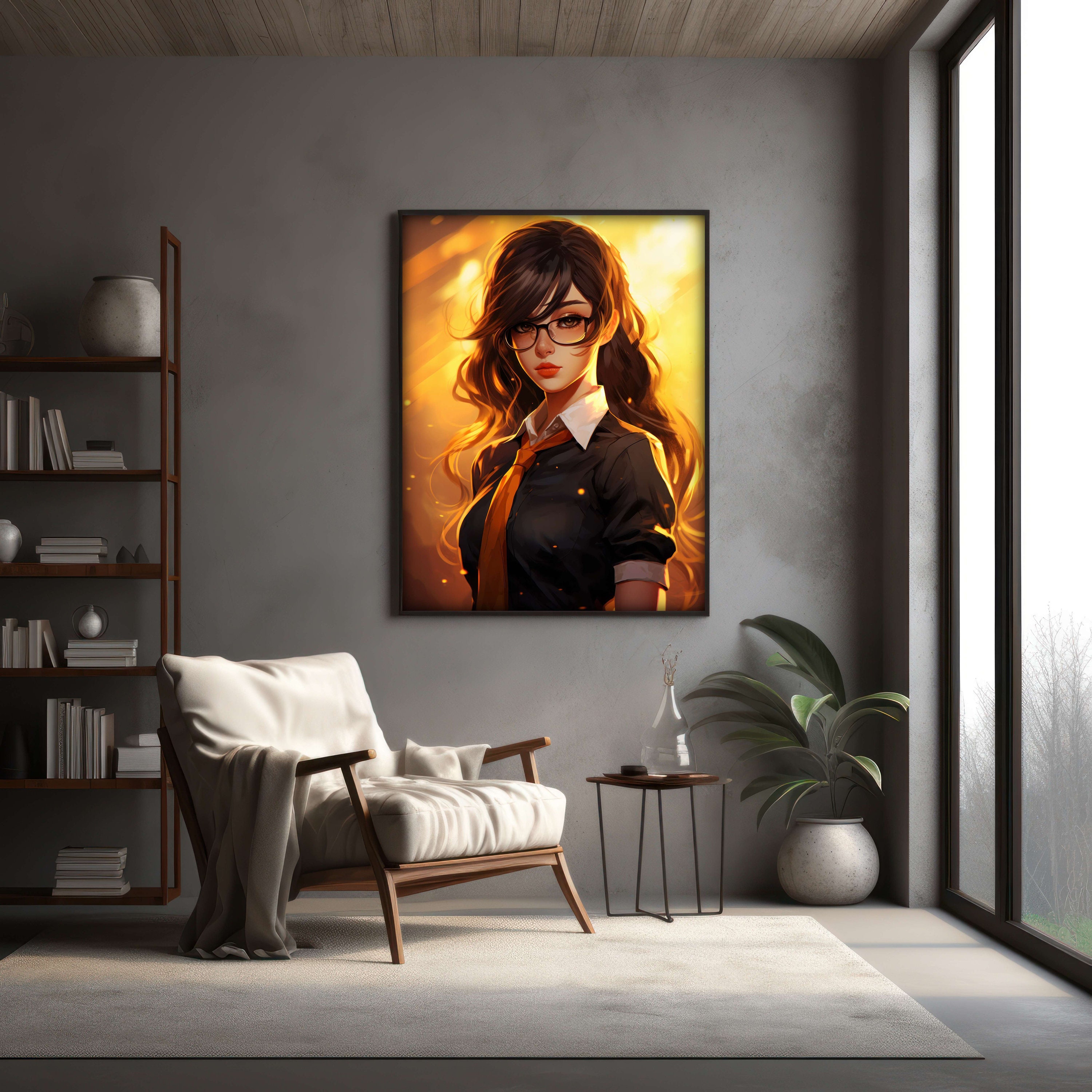 Waifu Poster Anime Bundle Instant Download Nerd Gift Anime Poster ...