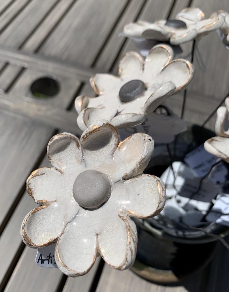Single Raku Daisy - Etsy