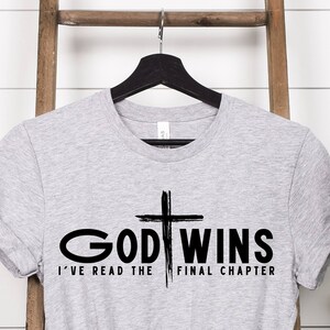 God Wins Christian Shirts Scripture Tshirt - Plus Size Shirt Jesus ...