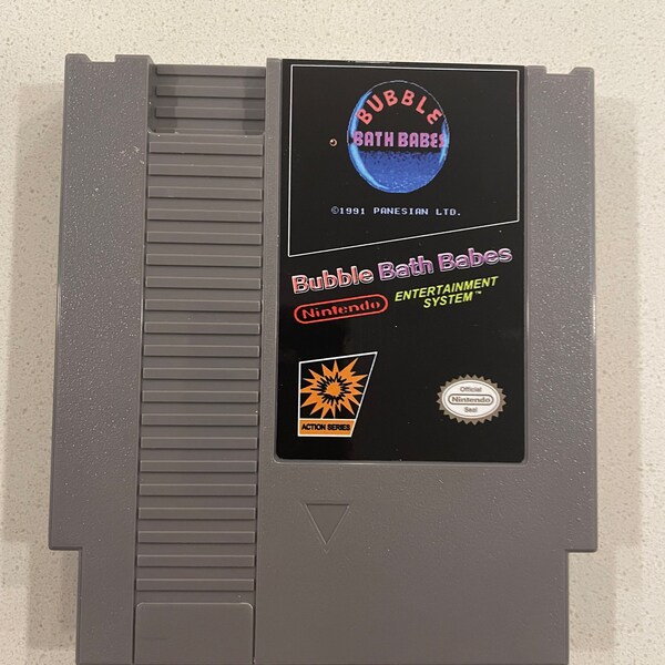 Nintendo Nes Bubble Bath Babes Etsy New Zealand