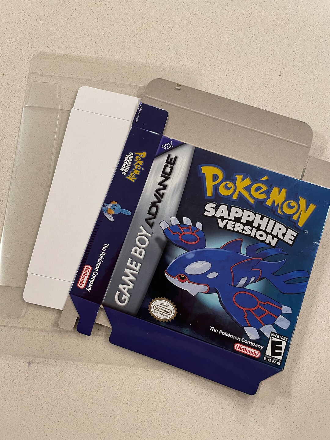 Pokemon Sapphire NINTENDO Game Boy Advance GBA Game Box Only - Etsy